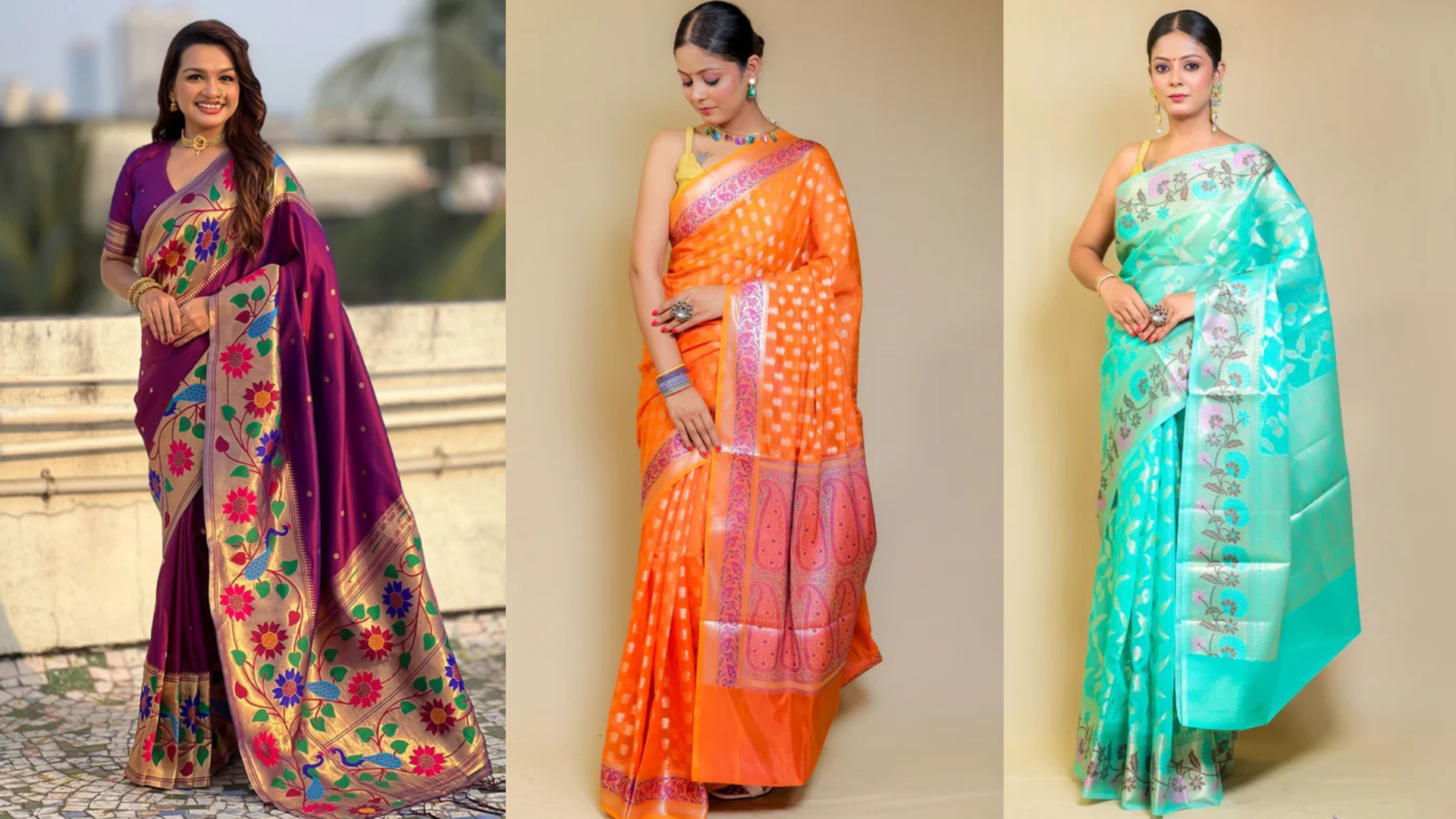 Buy Paithani Silk Saree Online – A Complete Guide to Traditional Paith ...